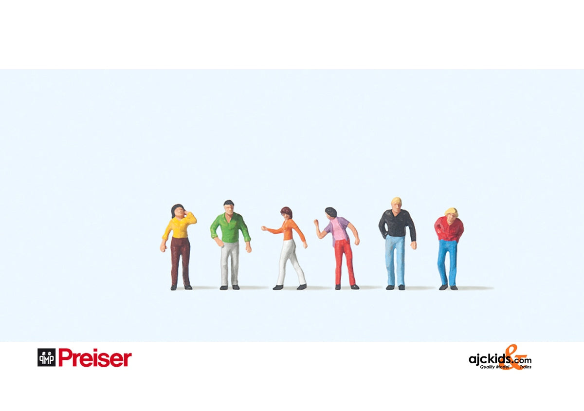 Preiser 79026 Walking pedestrians (6 pieces) – Ajckids