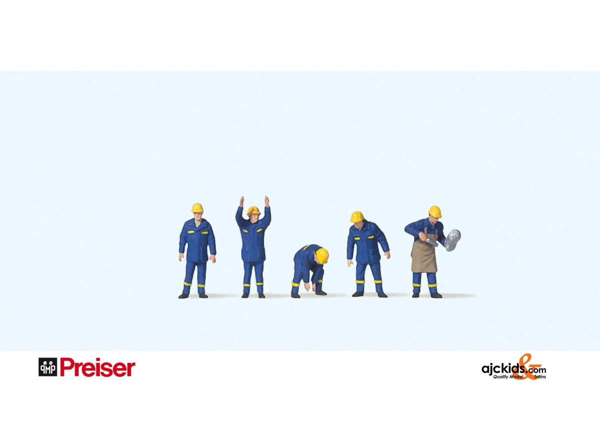 Preiser 79181 THW Emrgncy Workers #2 (5 pieces) – Ajckids