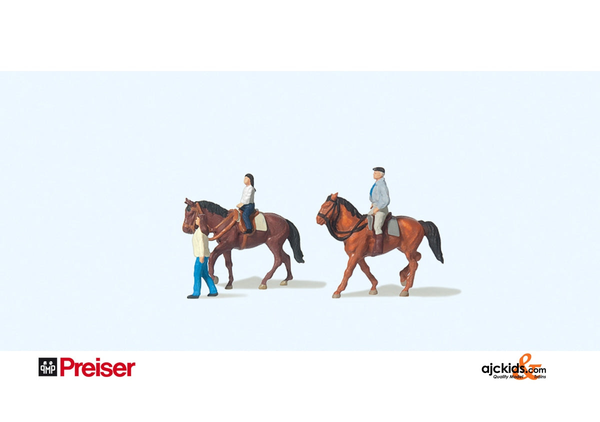 Preiser Figures Preiser 79184 - Horse Riders #2 – Ajckids