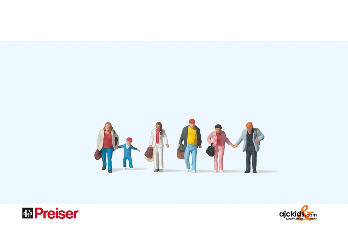 Preiser 79192 Walking Travellers #3 6 pcs – Ajckids