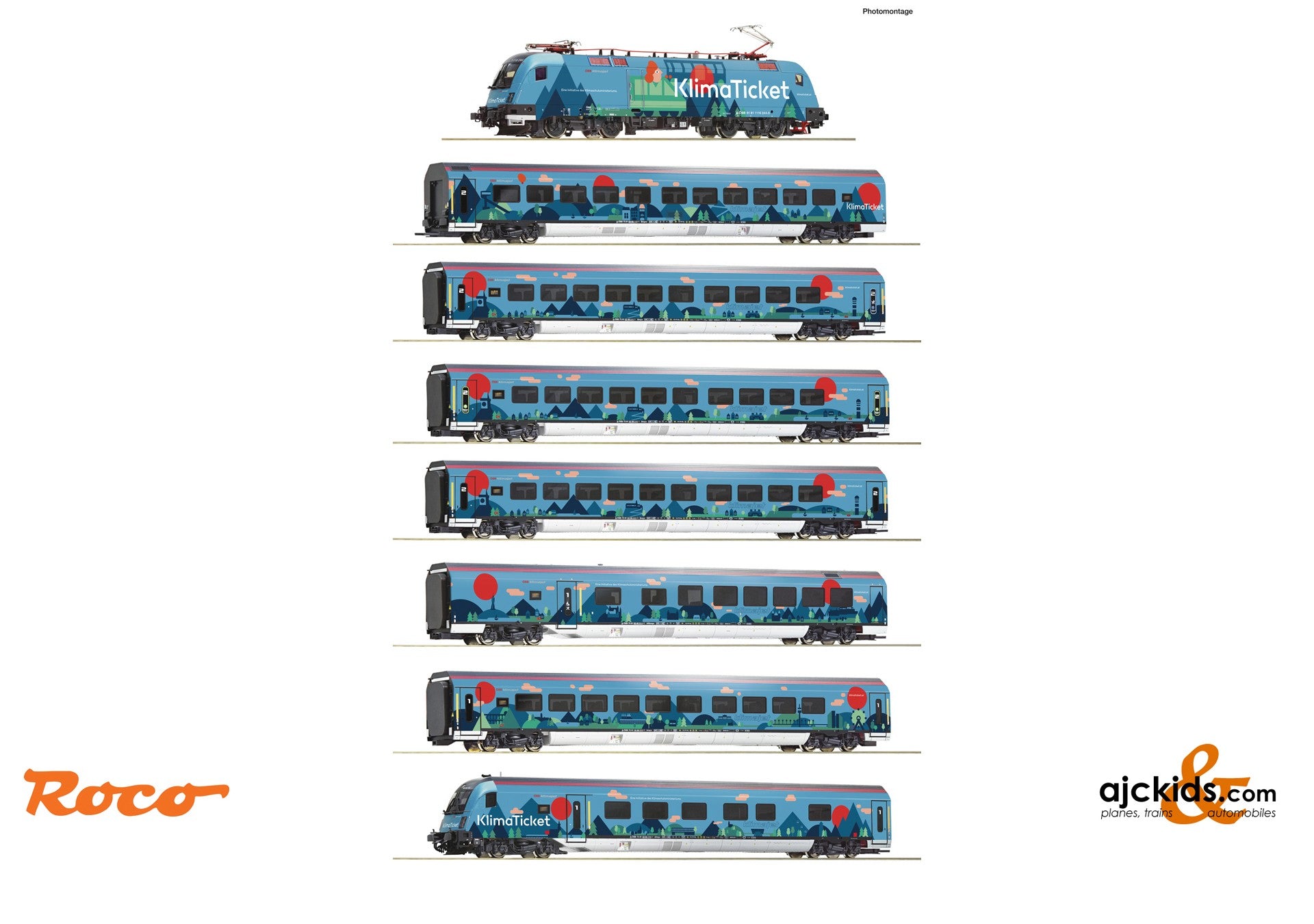 Roco 61501 - 8 piece set: “Klimajet” at Ajckids.com