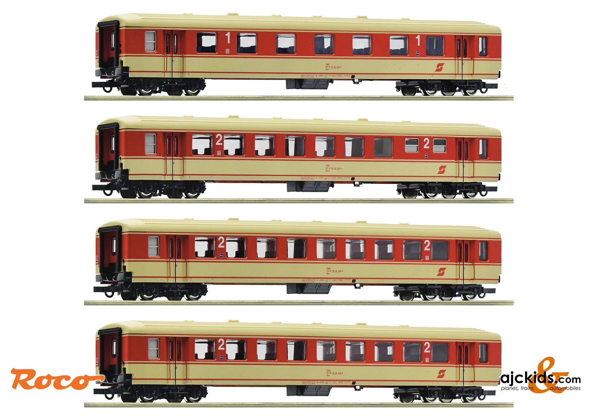 Roco 6200026 4-piece set 1: "Jaffa Exp ress", ÖBB – Ajckids