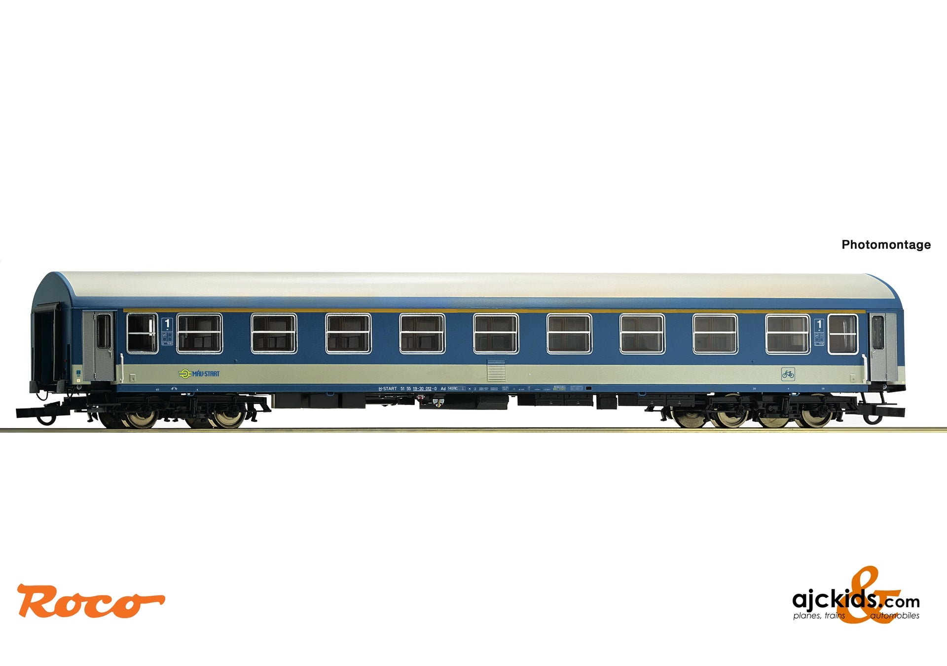 Roco 64866: 1st class passenger coach, MAV-Start – Ajckids