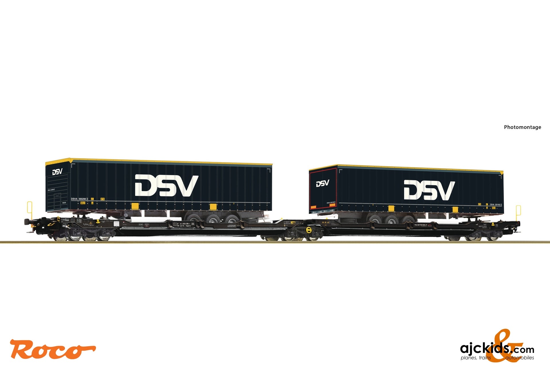 Roco 6600034 Double Pocket wagon T3000 e, TX Logistik – Ajckids