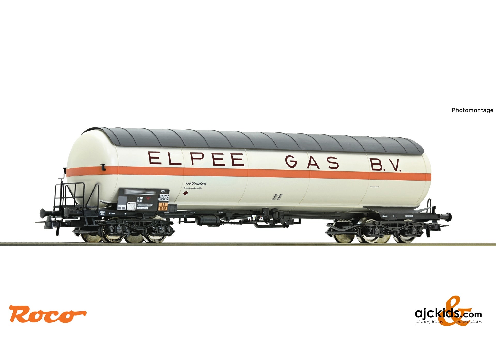 Roco 6600086 Pressurised gas tank wagon, DB – Ajckids