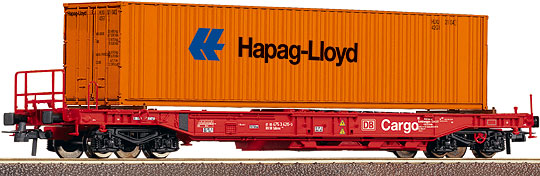 Roco 66596 - Standard deep-well flat car Hapag-Lloyd at Ajckids.com