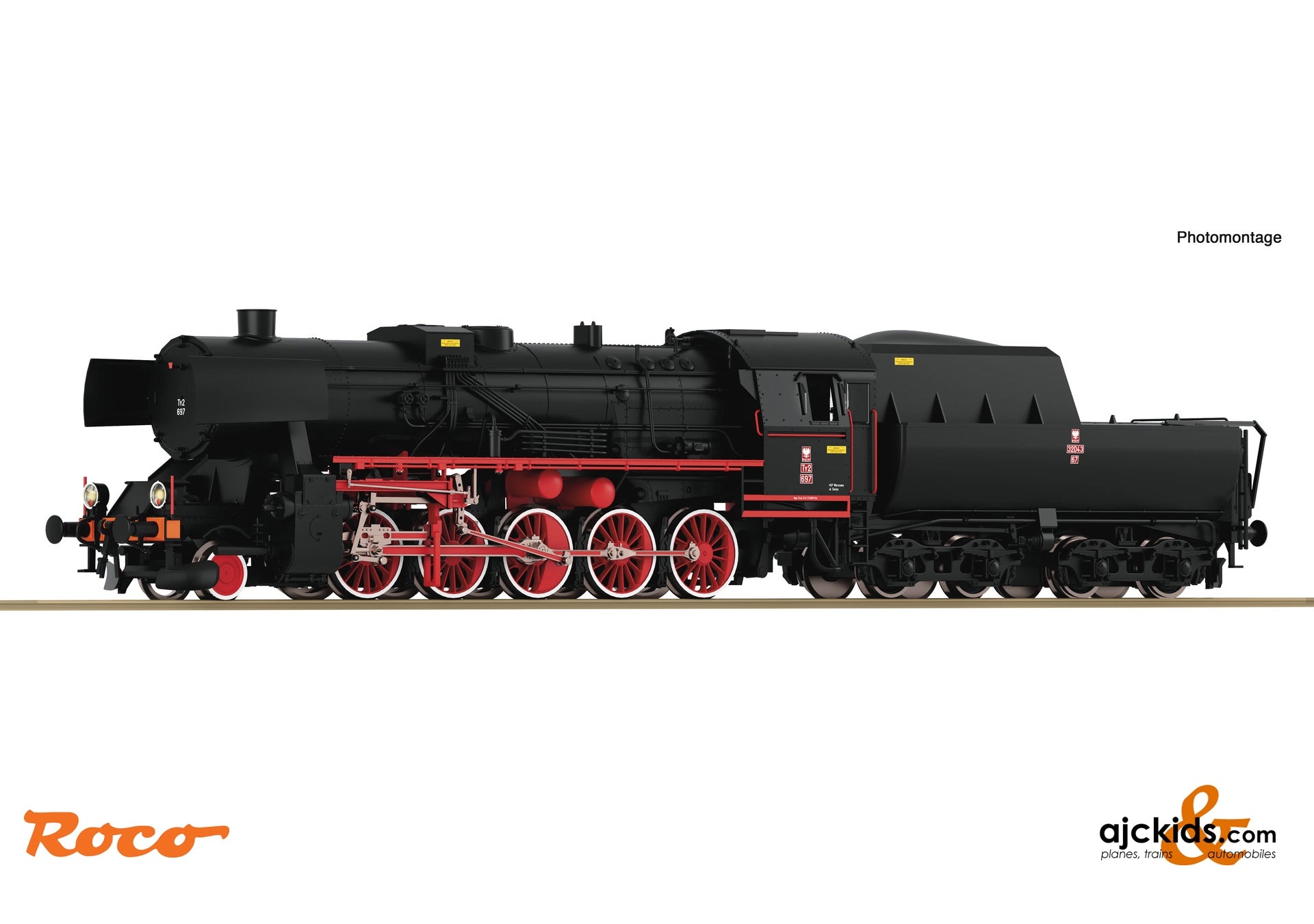 Roco 70107 Steam Locomotive Ty2, PKP – Ajckids