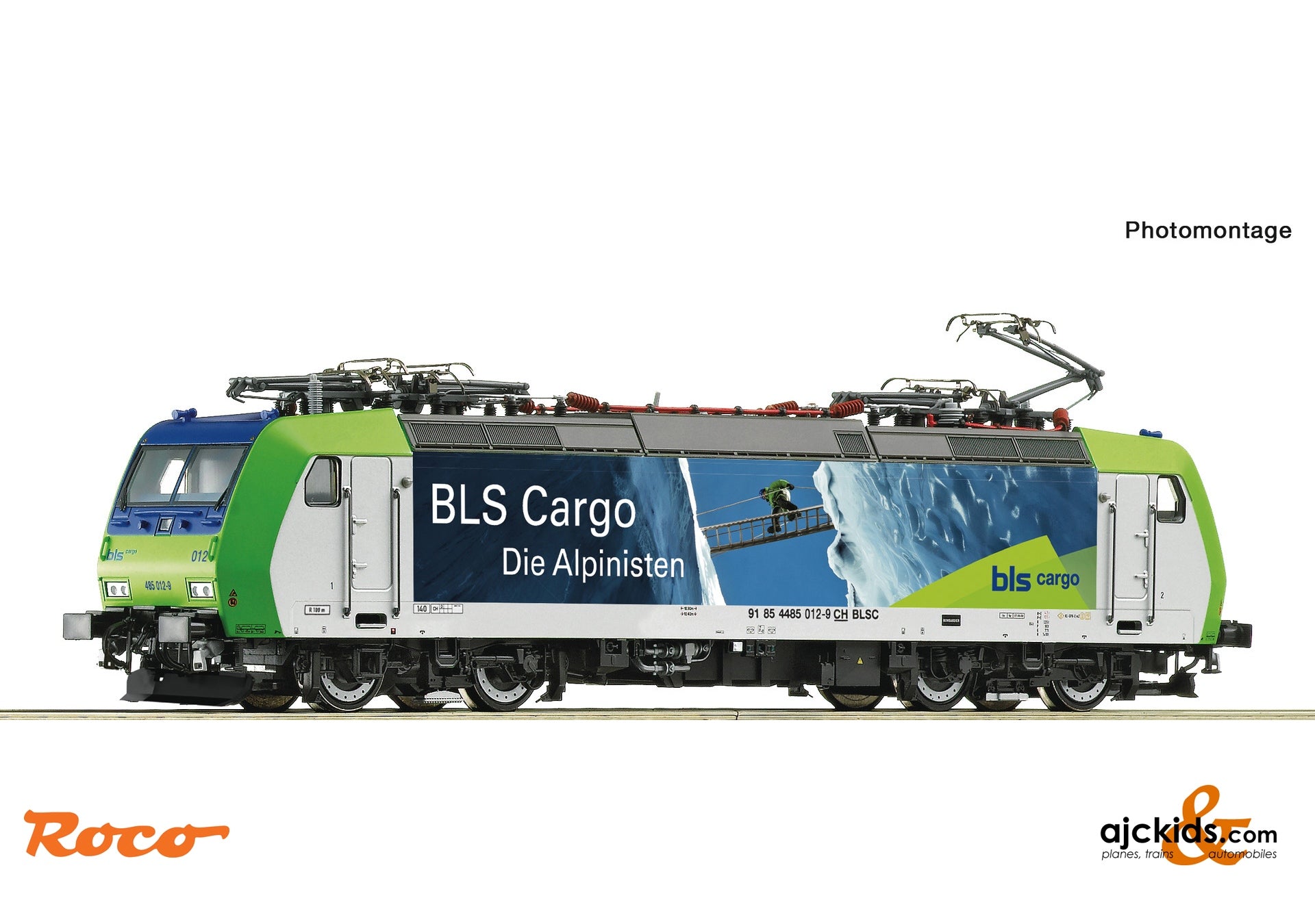 Roco 70337 Electric Locomotive 485 0 12-9, BLS Cargo – Ajckids