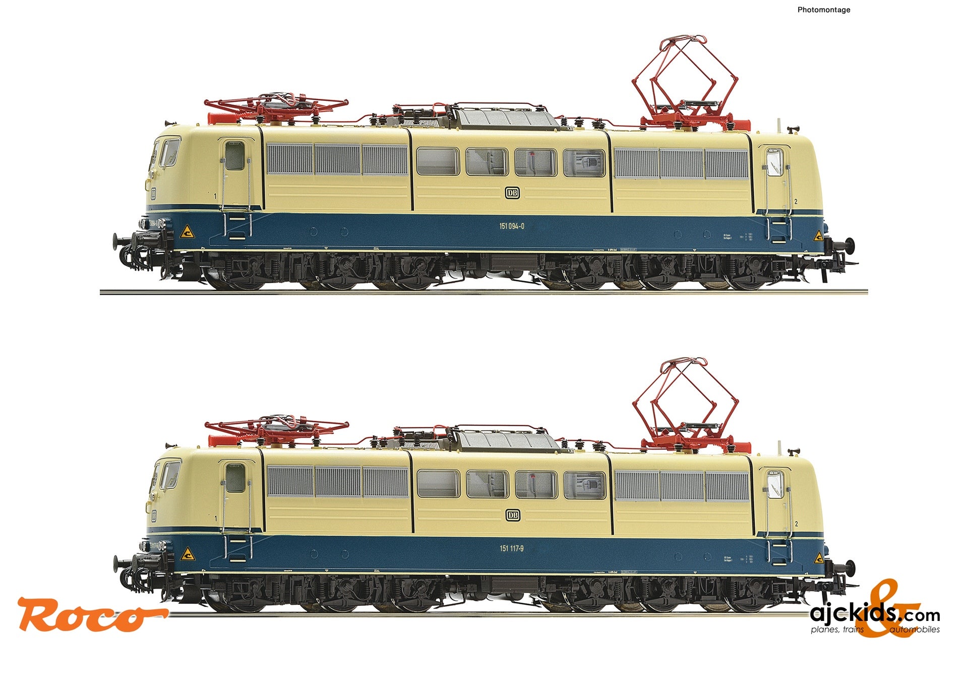 Roco 70407 2-piece set: Electric Locomotives 151 094-0 and 15 – Ajckids