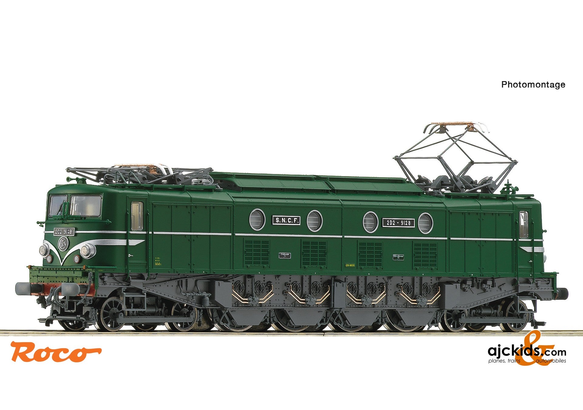 Roco 70471 - Electric locomotive 2D2 9128, SNCF at Ajckids.com