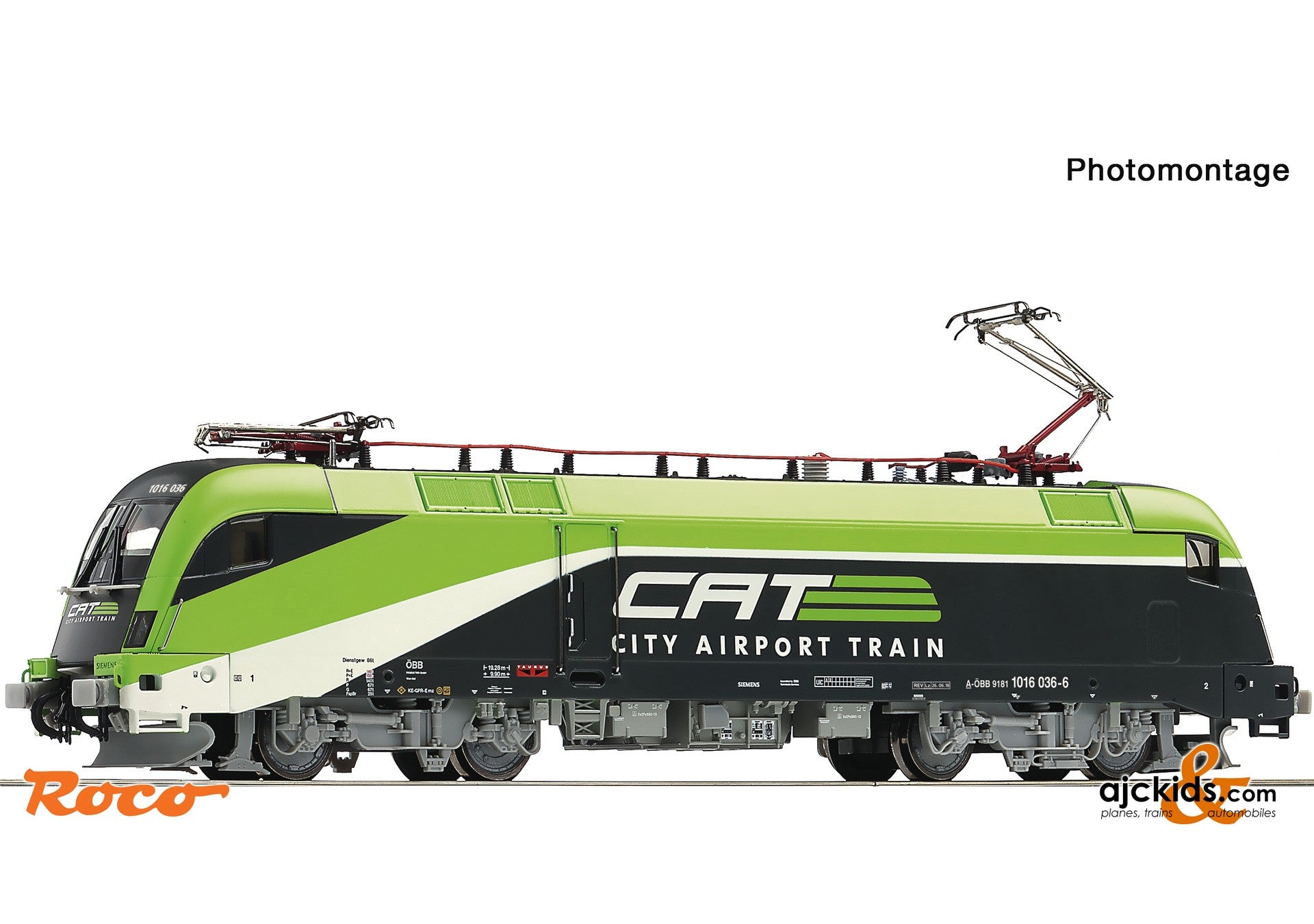 Roco 70503 - Electric locomotive class 1016 "CAT" at Ajckids.com
