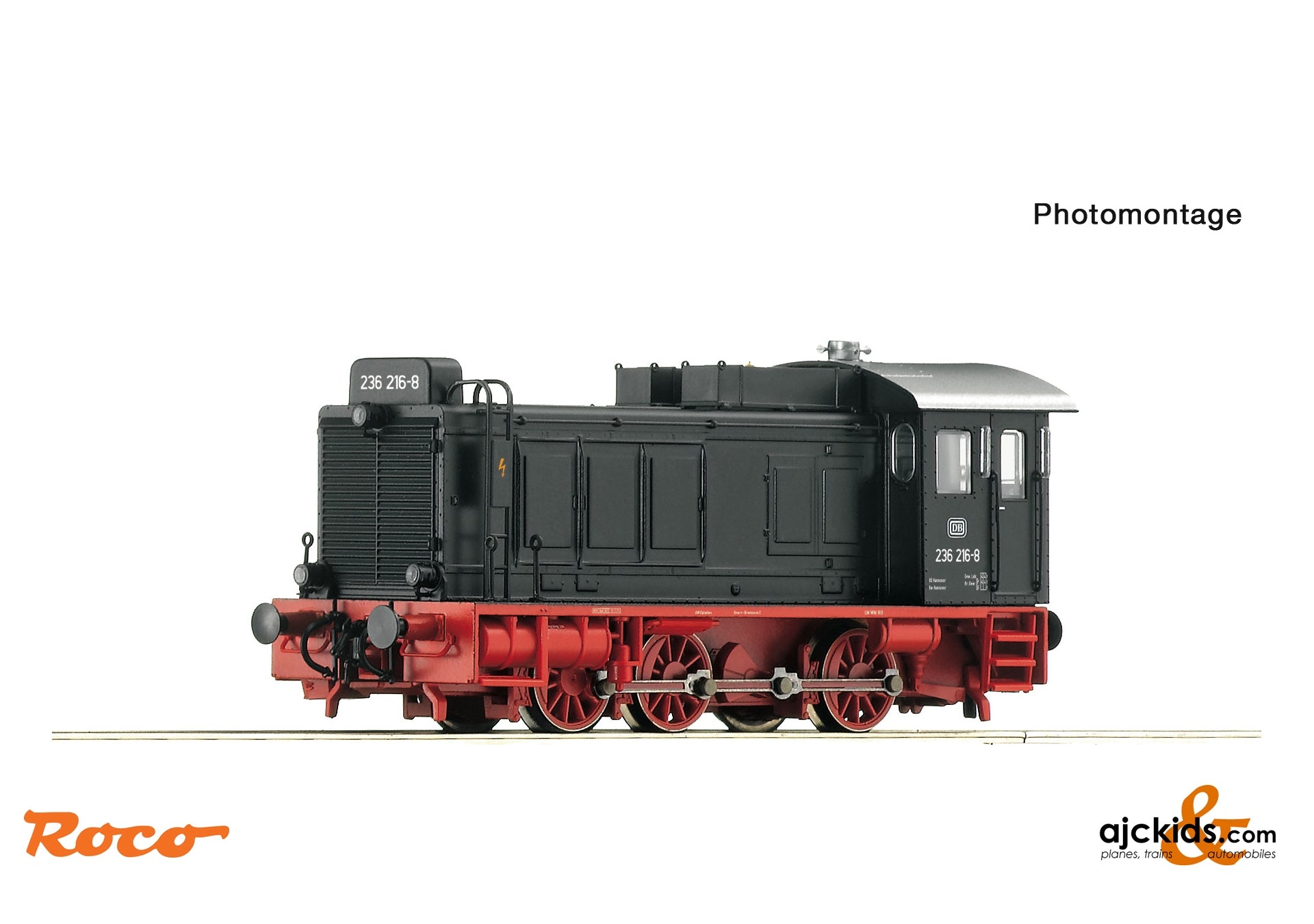 Roco 70800: Diesel locomotive 236 216-8, DB – Ajckids