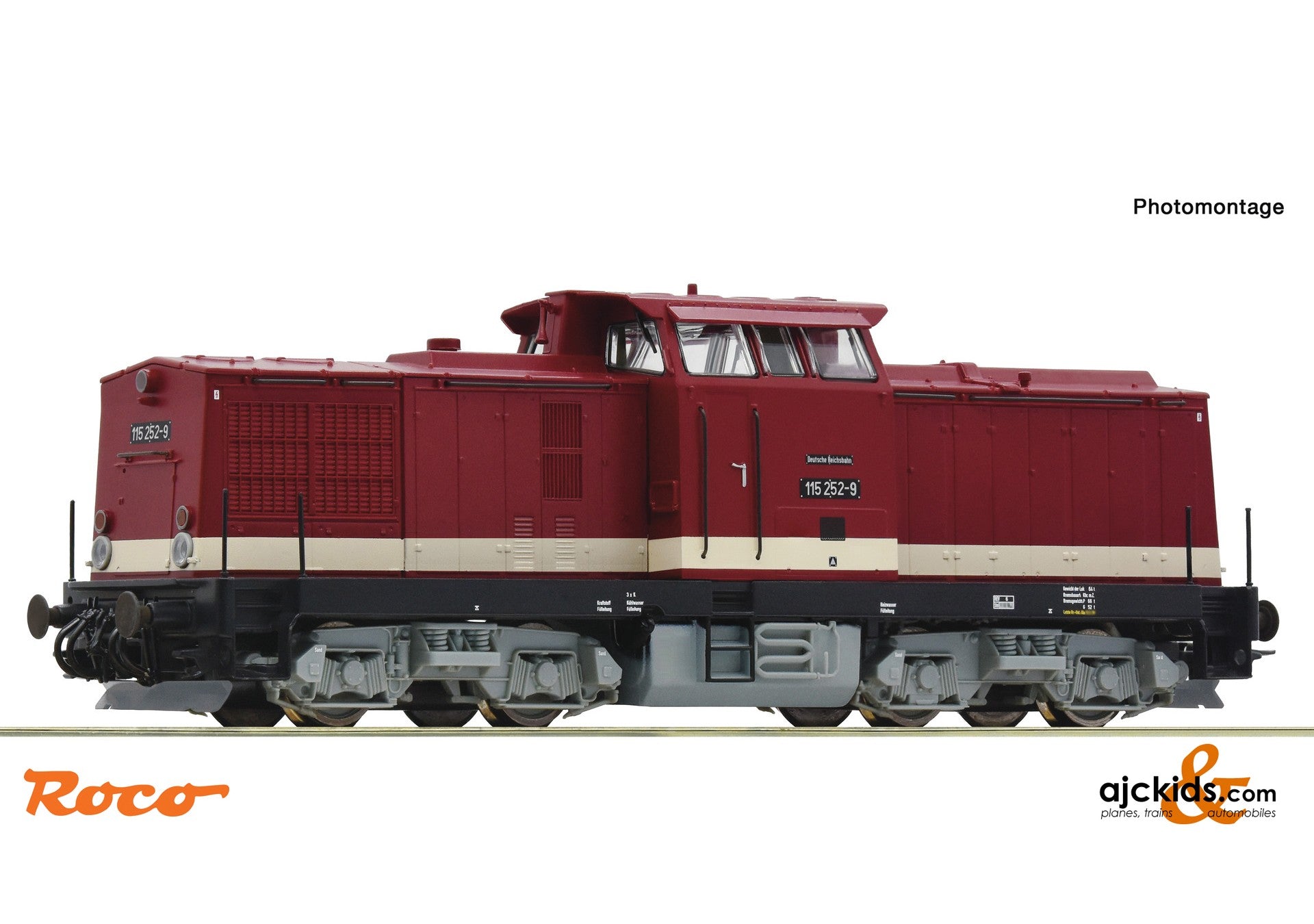 Roco 70815 - Diesel locomotive class 115, DR at Ajckids.com