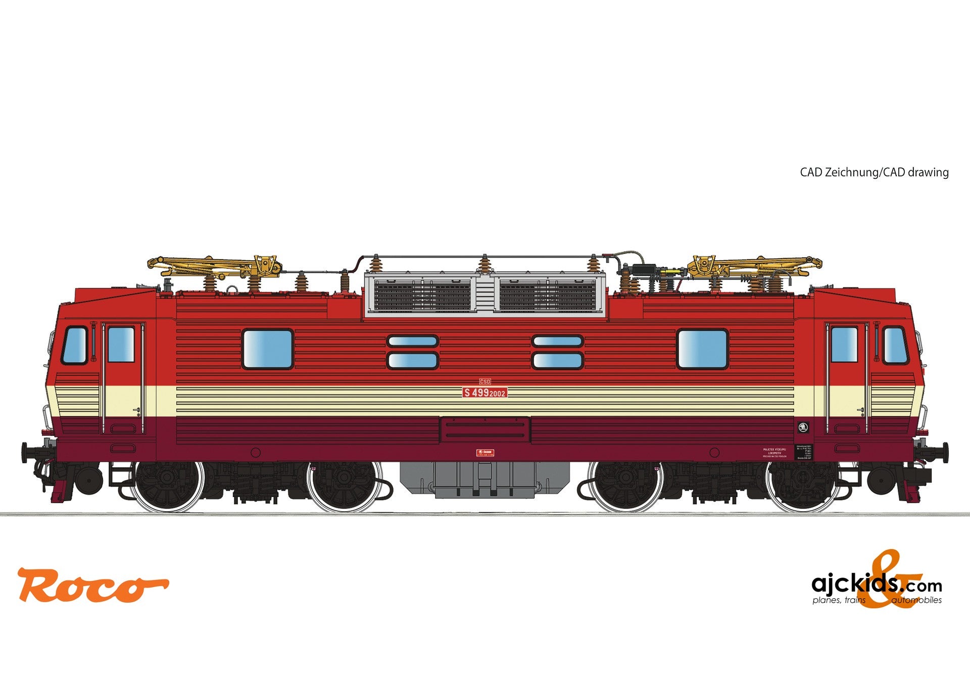 Roco 71239 - Electric locomotive S 499.2002, CSD at Ajckids.com