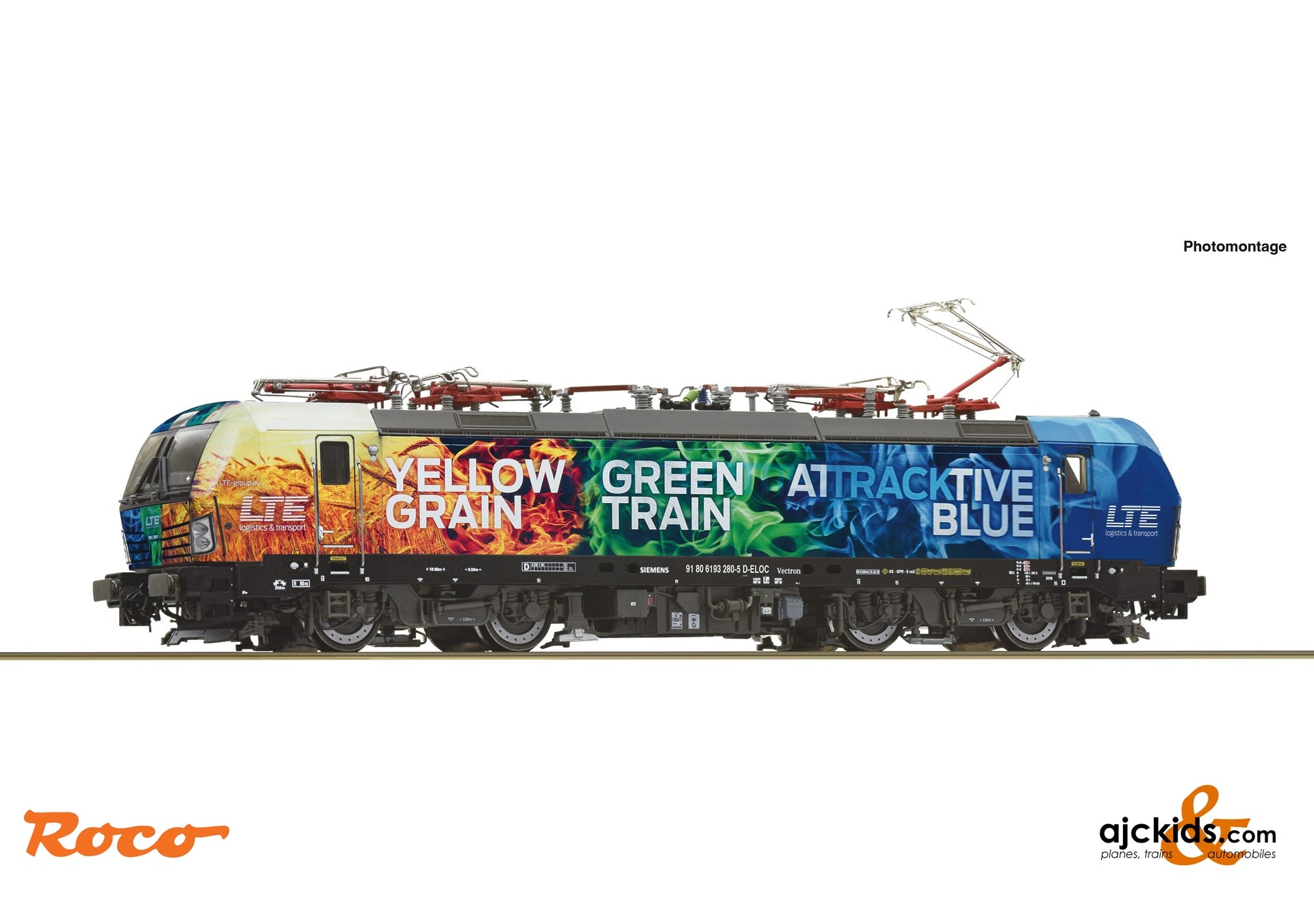 Roco 71924 Electric Locomotive 193 2 80-5, LTE – Ajckids