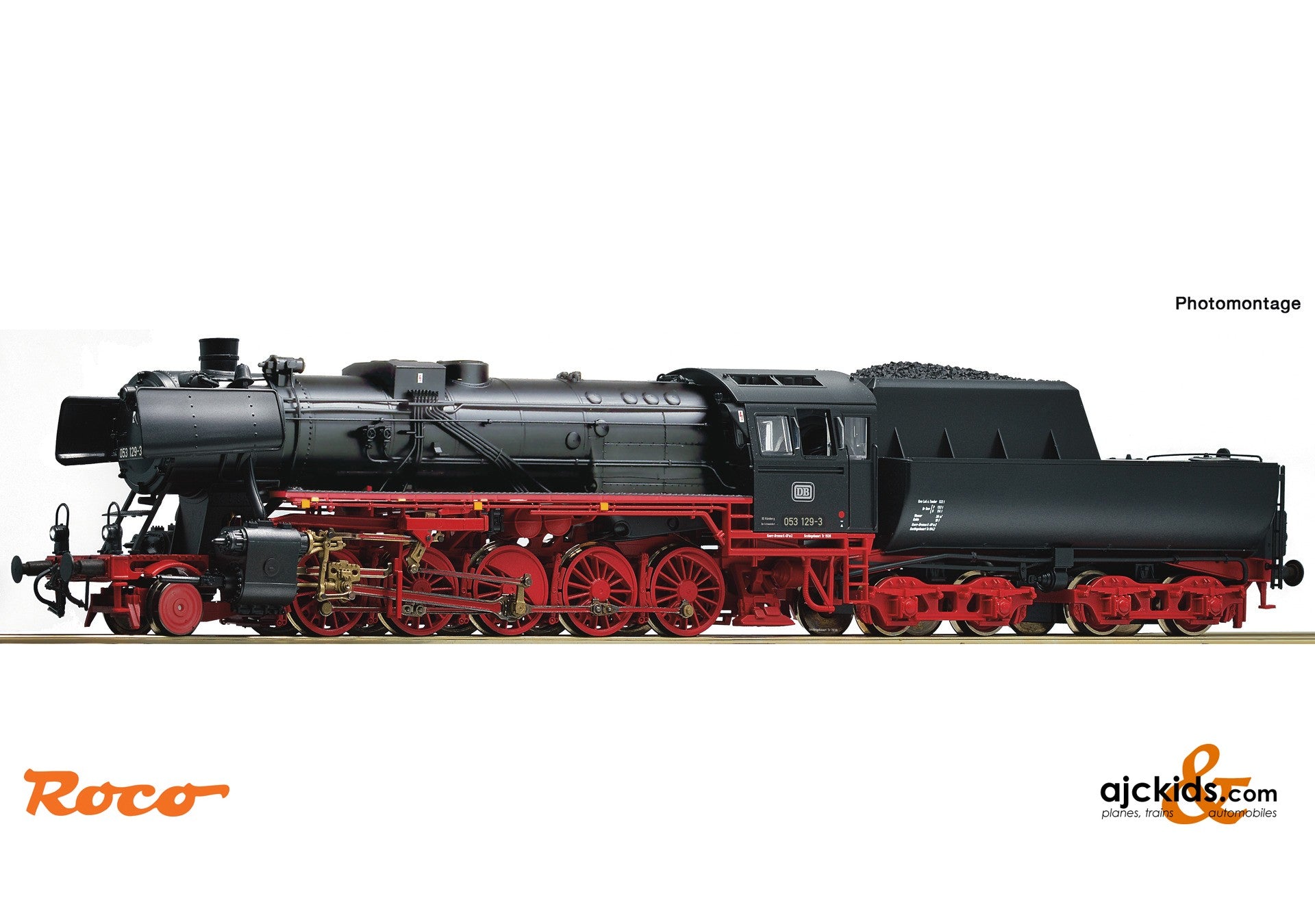 Roco 72141 - Steam locomotive 053 129-3, DB at Ajckids.com