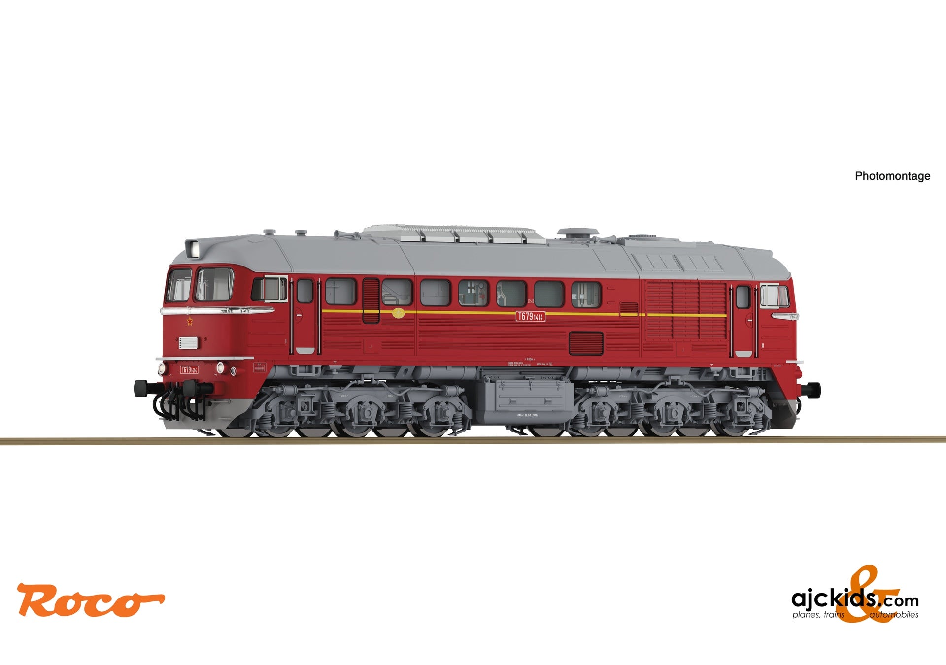 Roco 7300040 Diesel Locomotive T 679.1, CSD – Ajckids