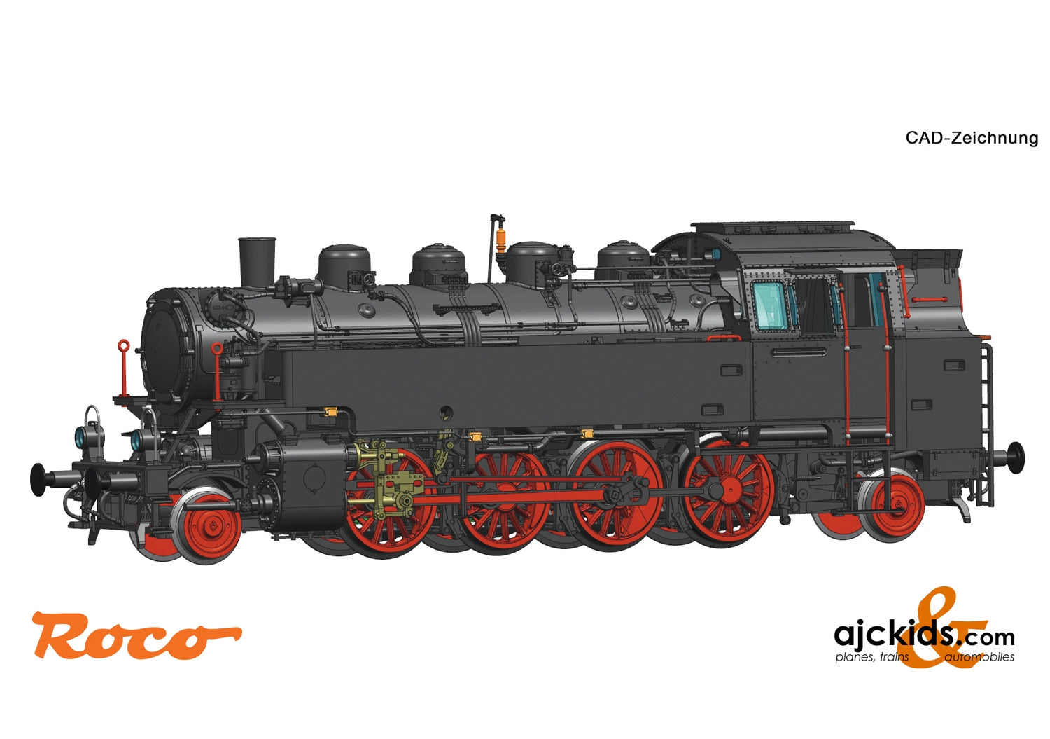 Roco 73025 - Steam locomotive 86.241 at Ajckids.com