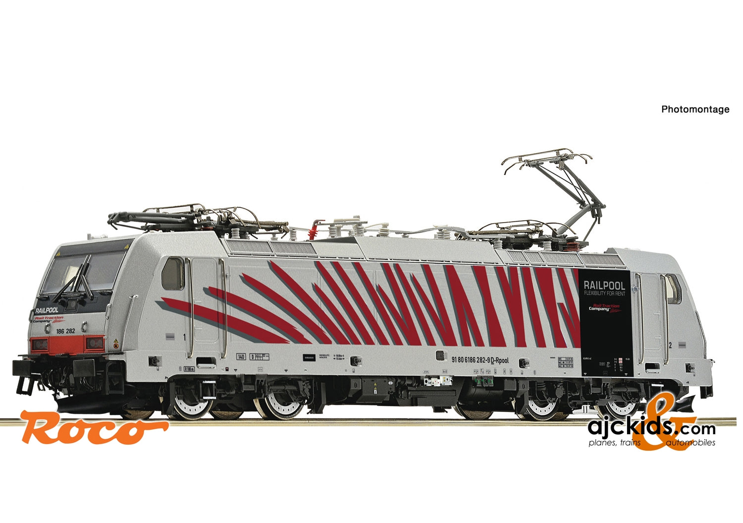 Roco 73319 - Electric locomotive 186 282-0 at Ajckids.com