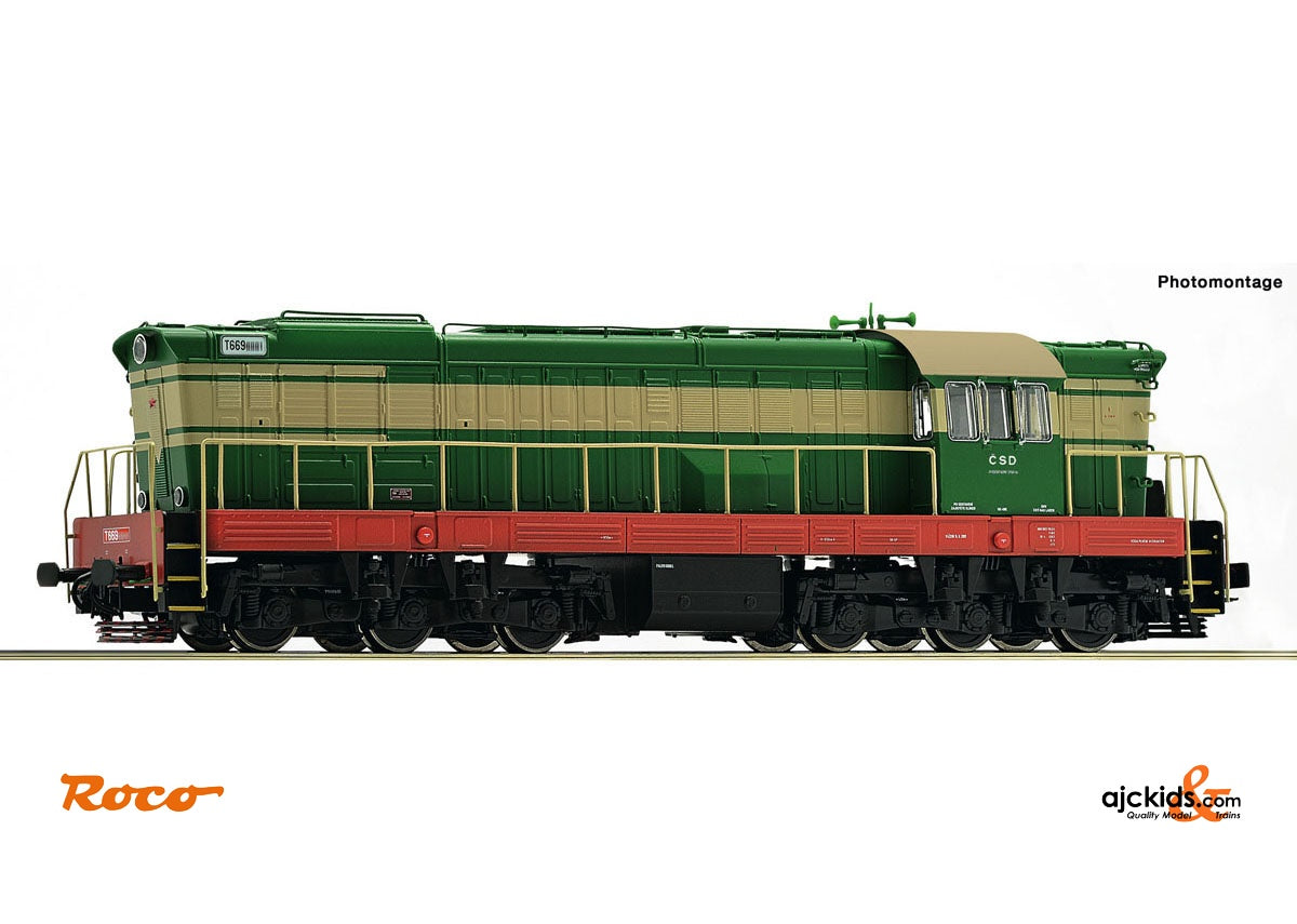 Roco 73774 - Diesel locomotive T669.0 CSD at Ajckids.com