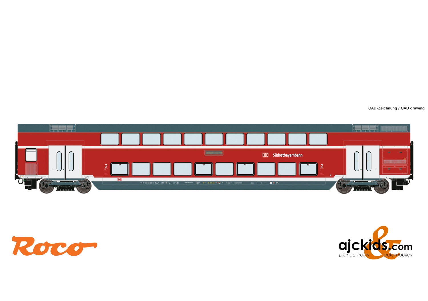 Roco 74157 - Double-deck coach at Ajckids.com