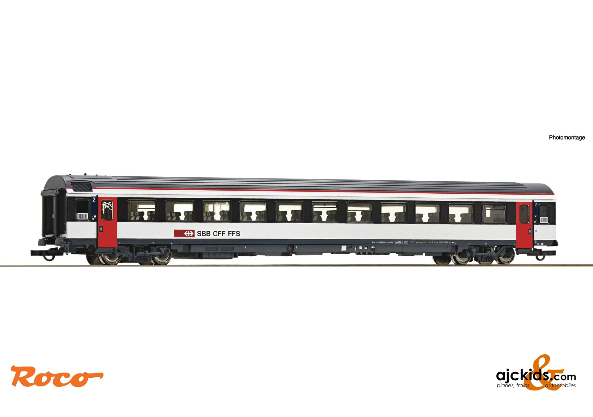 Roco 74477 Passenger train coach 2nd class, SBB – Ajckids