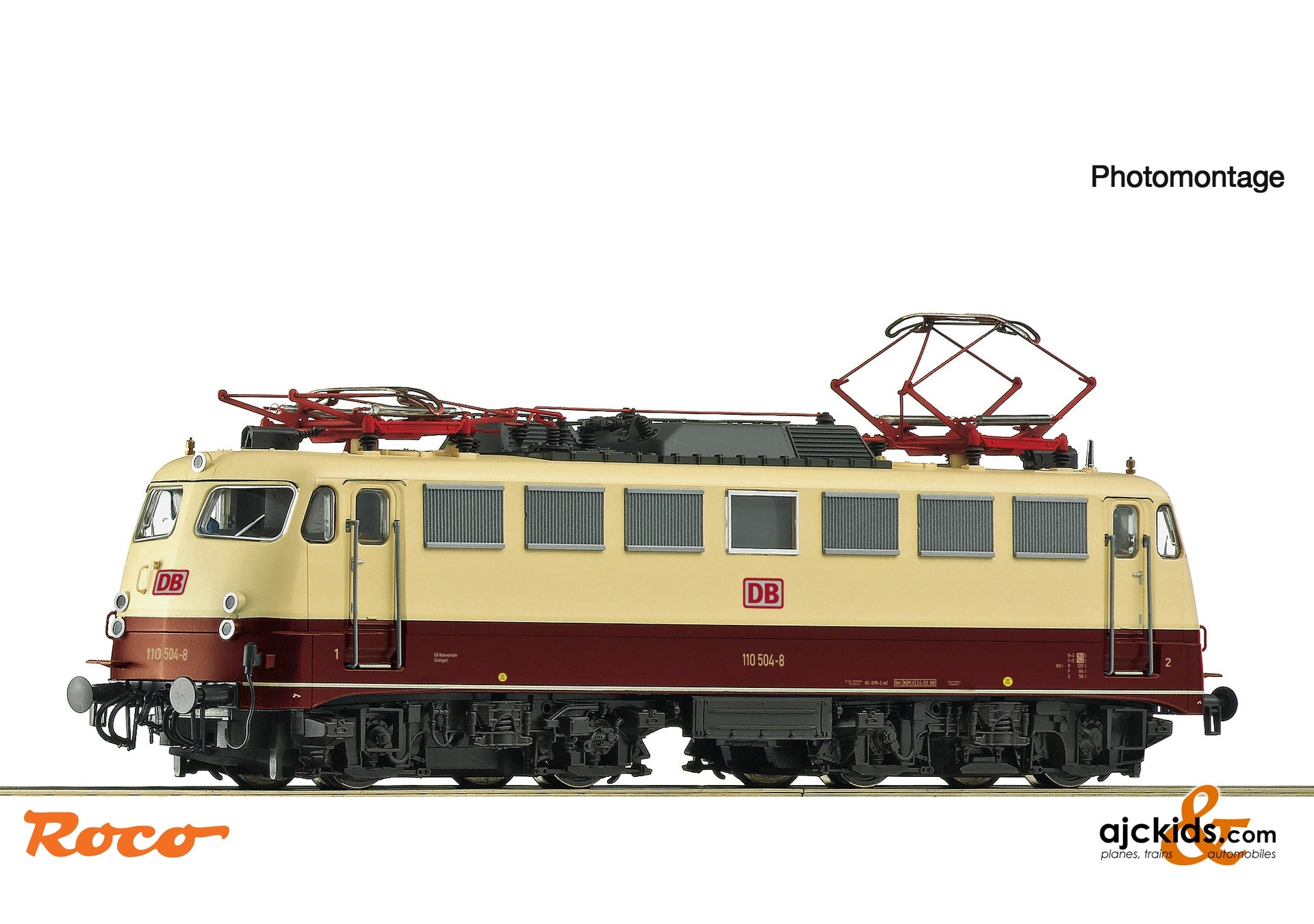 Roco 7500017 Electric Locomotive 110 5 04-8, DB AG – Ajckids