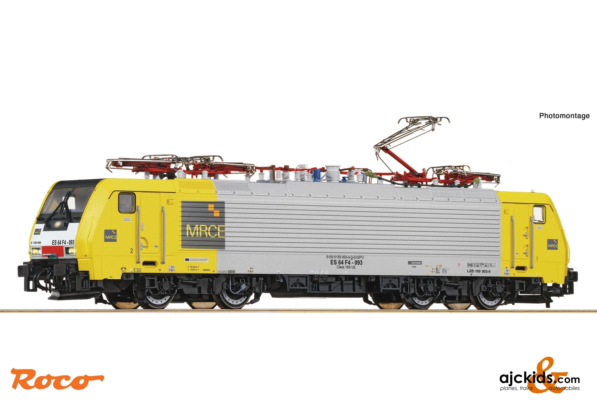 Roco 7500019: Electric locomotive 189 993-9, MRCE/SBB CI – Ajckids