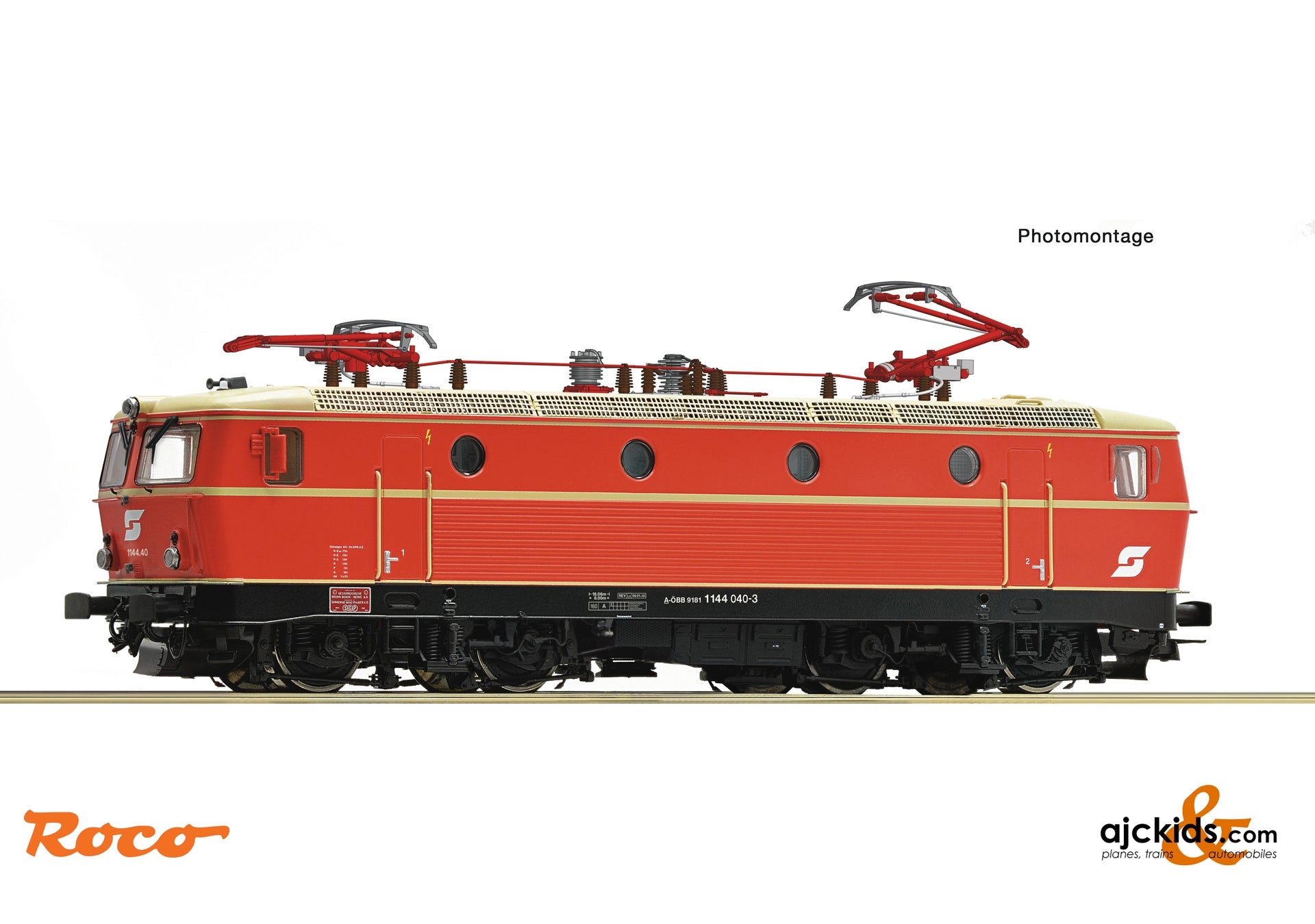 Roco 7510044 Electric Locomotive 1144. 40, ÖBB – Ajckids