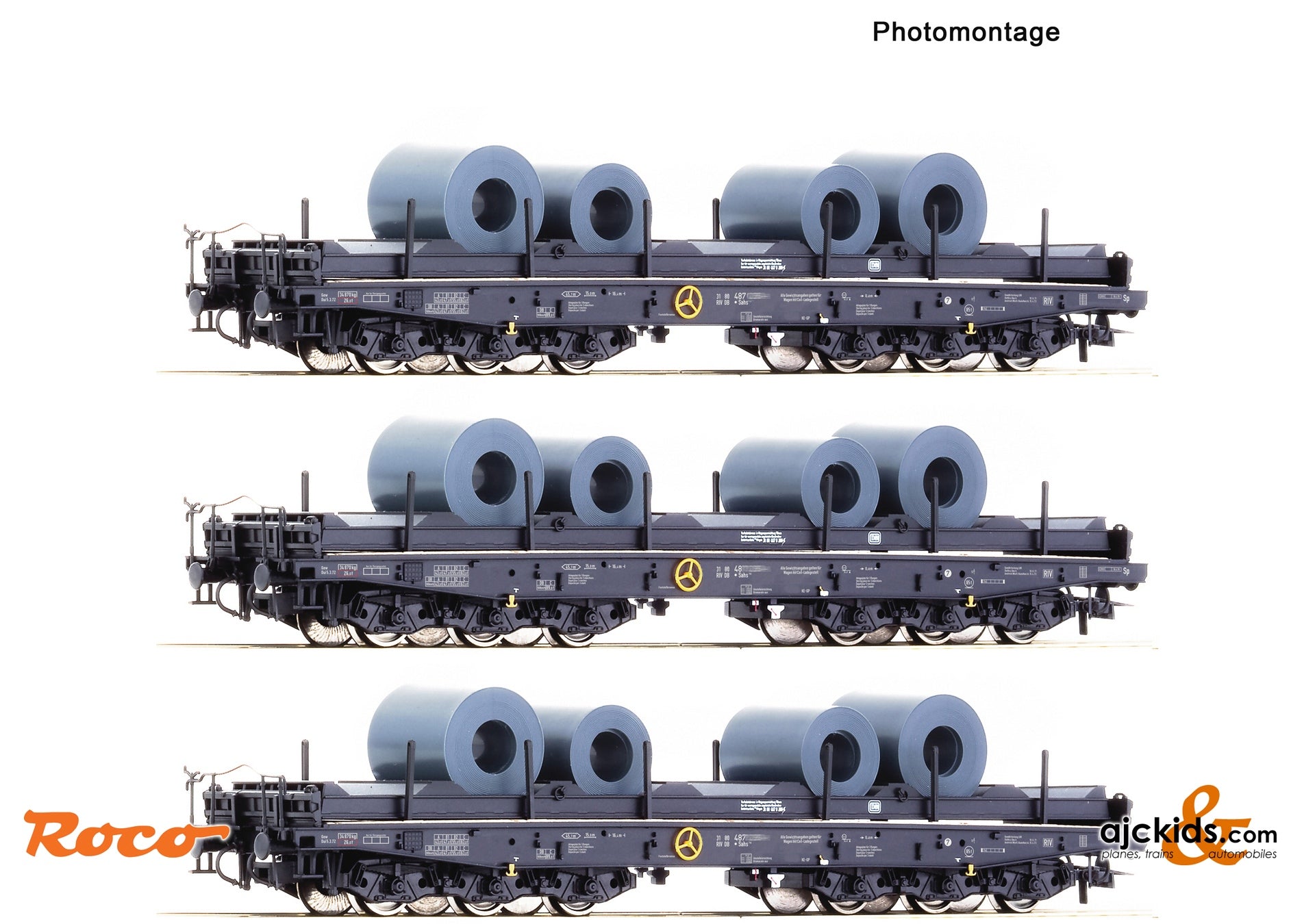 Roco 76002 3-piece set: Heavy-duty w agon, DB – Ajckids