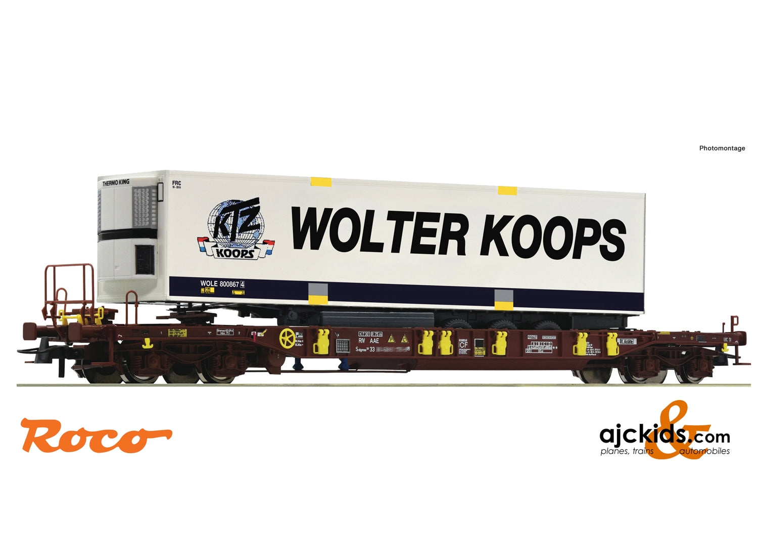 Roco 76224 - Pocket wagon T3 + Wolter Koops Trailer at Ajckids.com