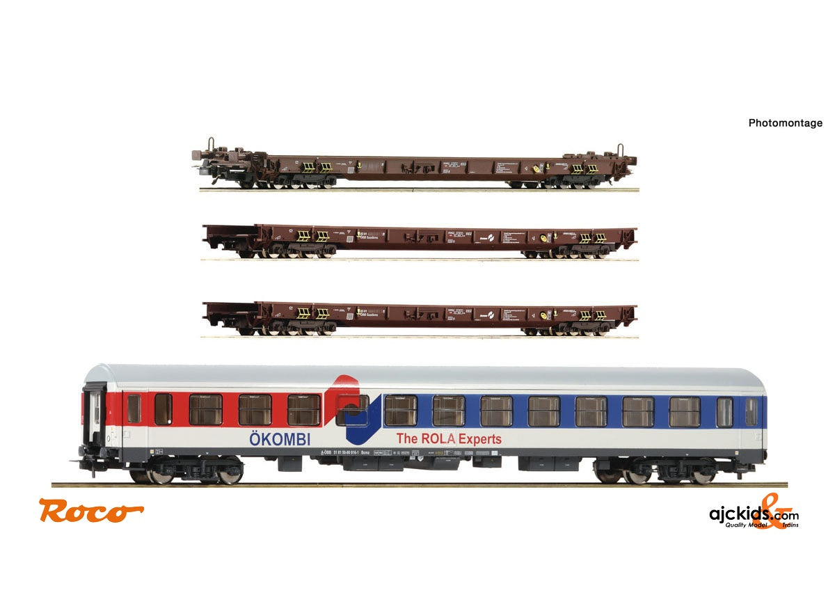 Roco 76346 - 4 piece set: „Rollende Landstraße“ ÖBB at Ajckids.com