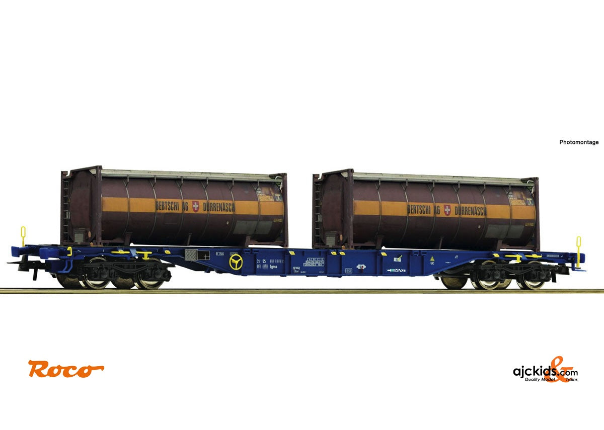 Roco 76737 - Container carrier Car at Ajckids.com