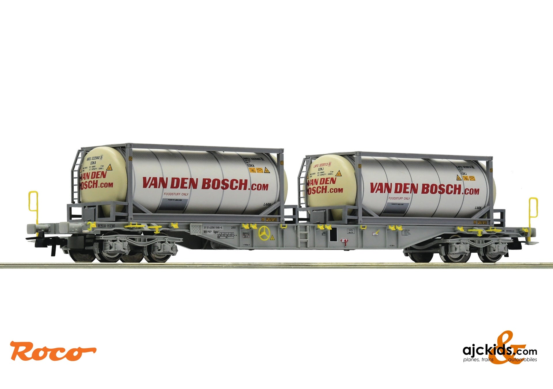 Roco 77347 Container carrier wagon, PKP – Ajckids