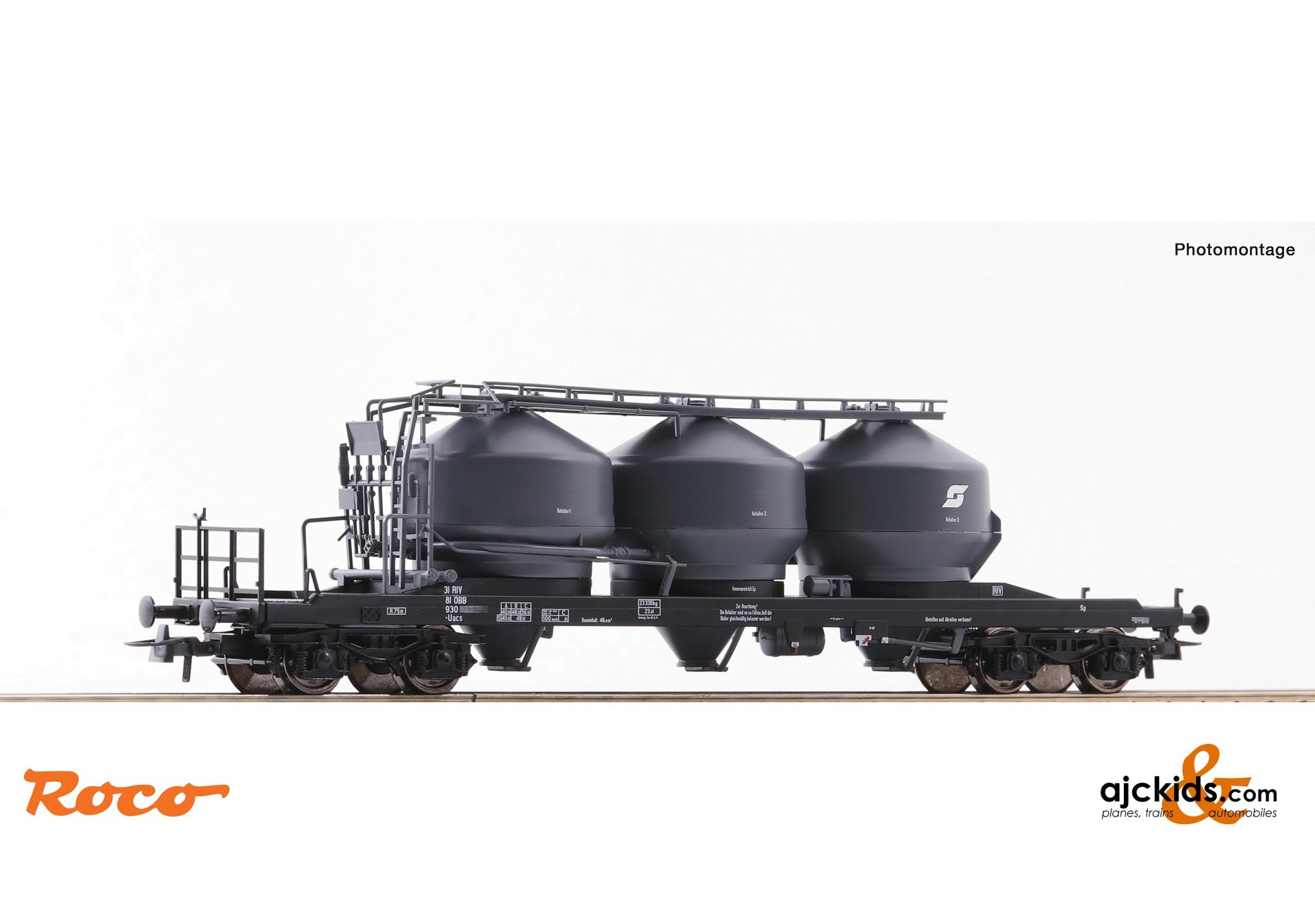 Roco 77440 - Dust silo wagon at Ajckids.com