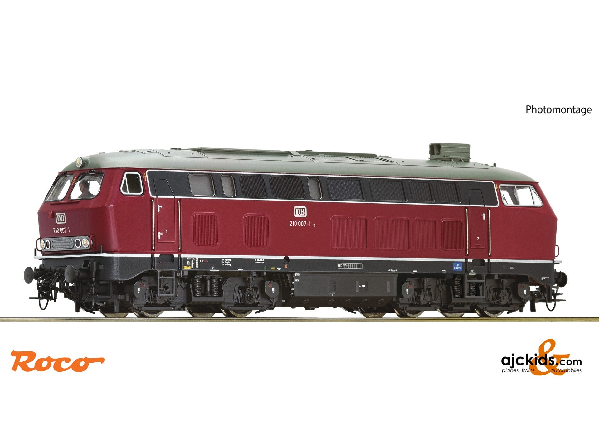 Roco 78765 - Diesel locomotive 210 007-1, DB at Ajckids.com