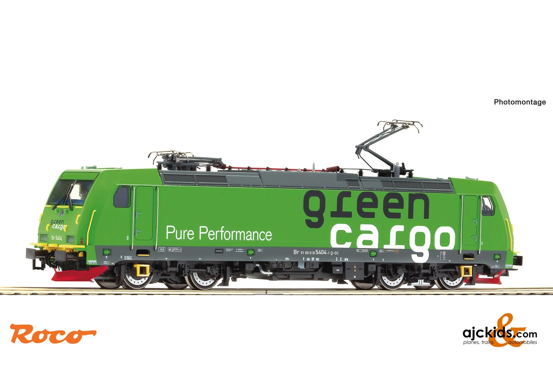Roco 79179 - Electric locomotive Br 5404, Green Cargo at Ajckids.com