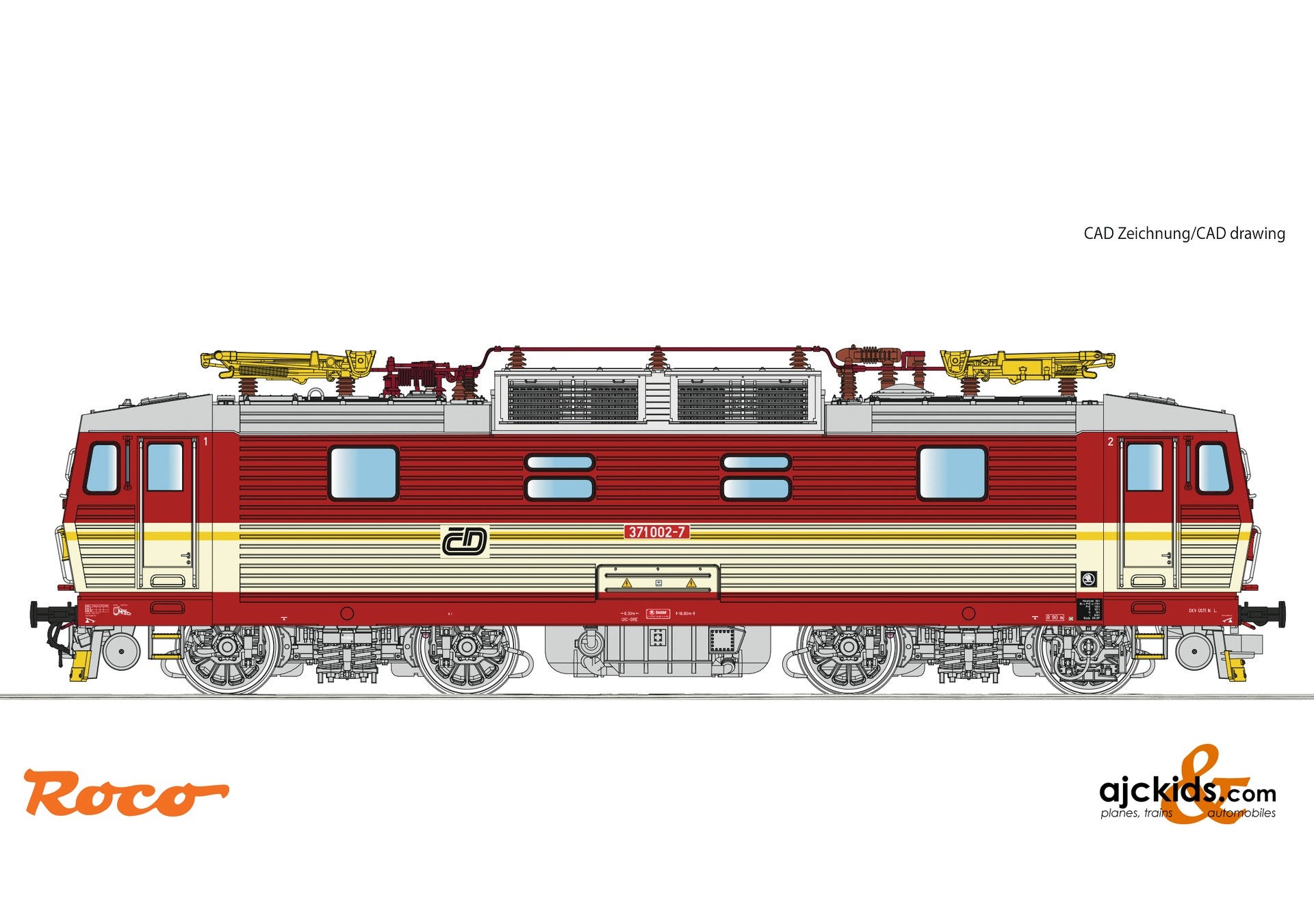 Roco 79232 - Electric locomotive class 371, CD at Ajckids.com