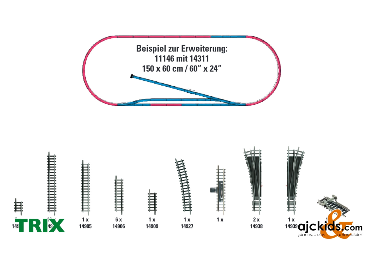 Trix N-Scale Track – Ajckids
